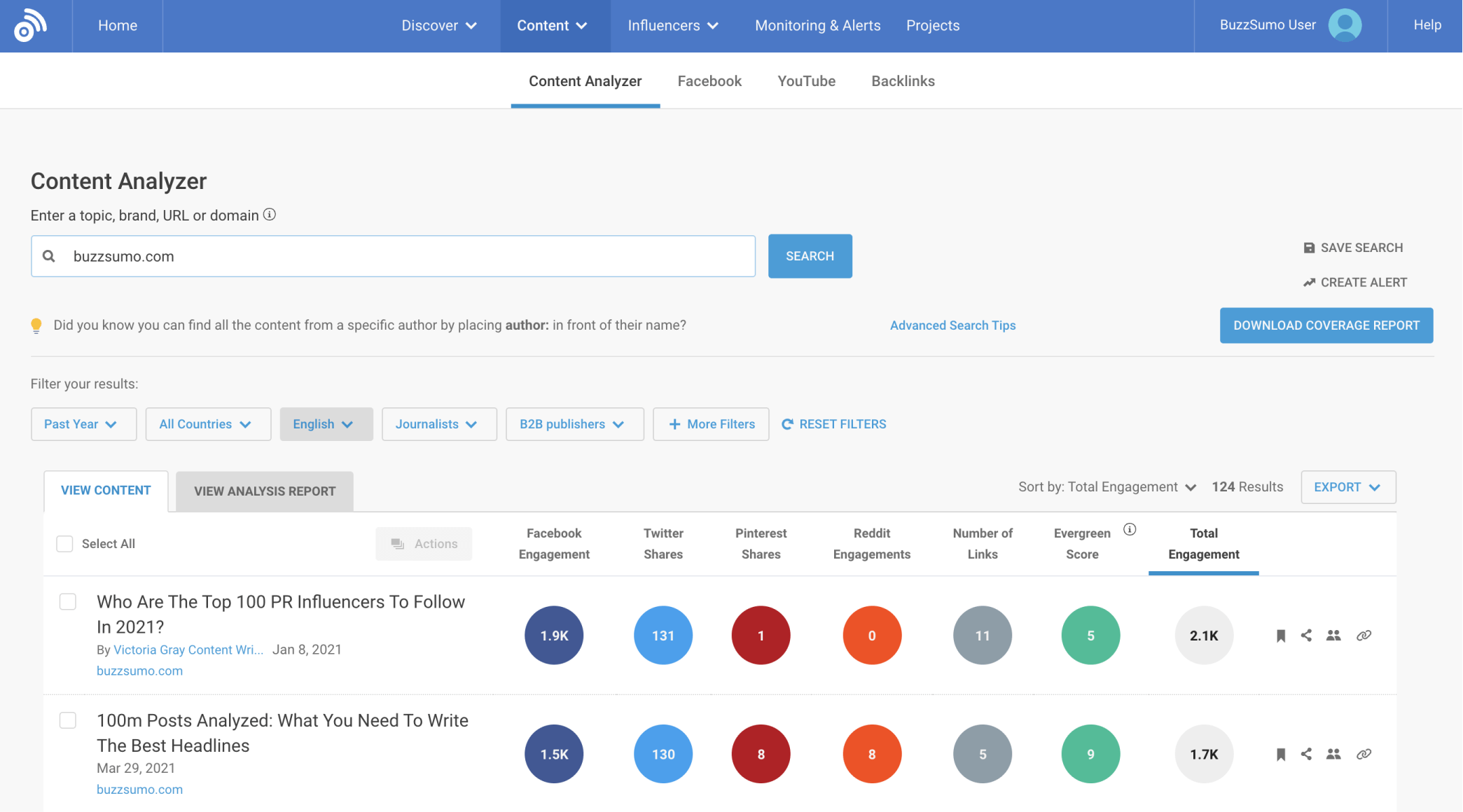 BuzzSumo | How To Find Influencers In 4 Easy Steps