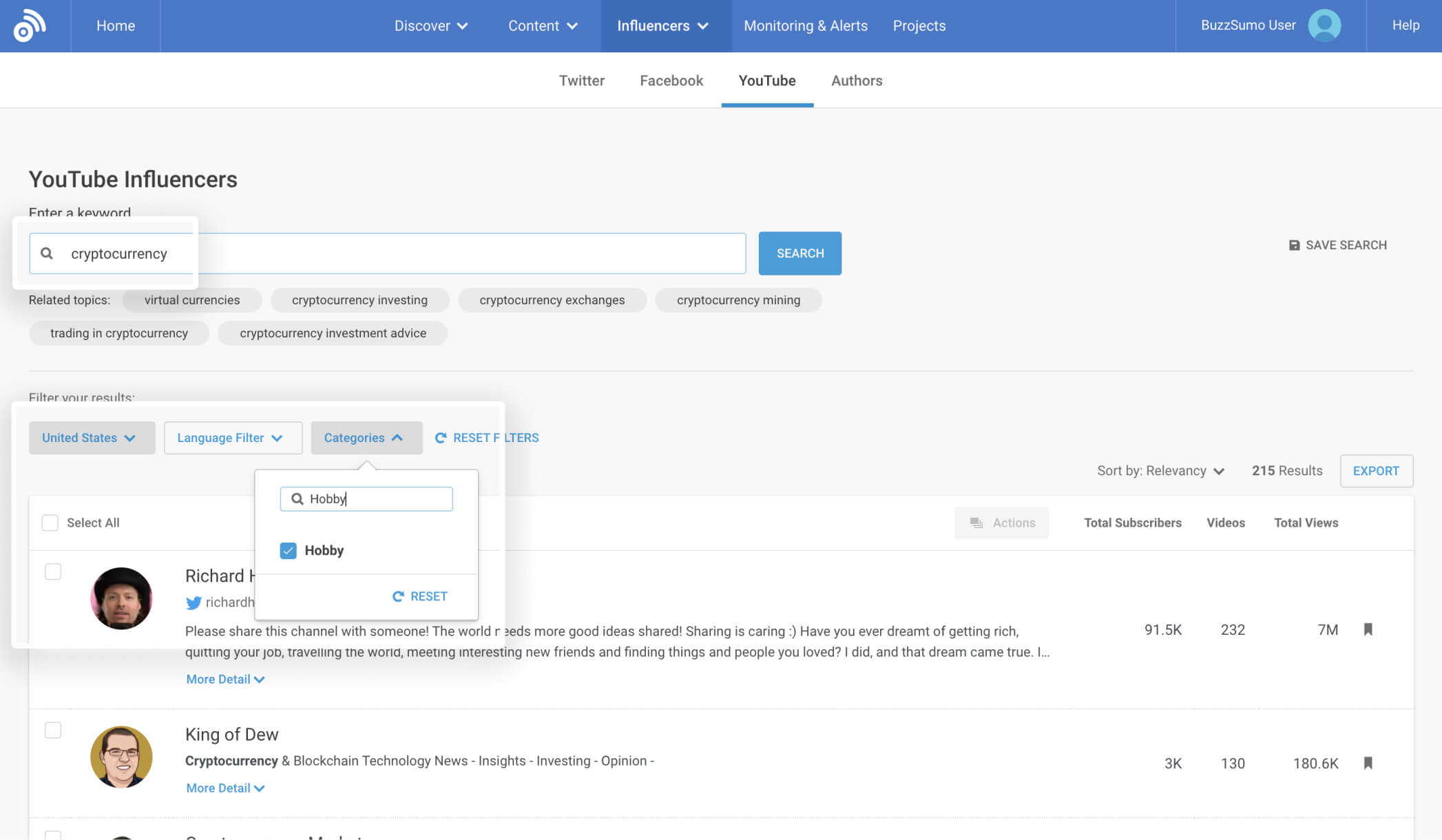 BuzzSumo | How To Find Influencers In 4 Easy Steps
